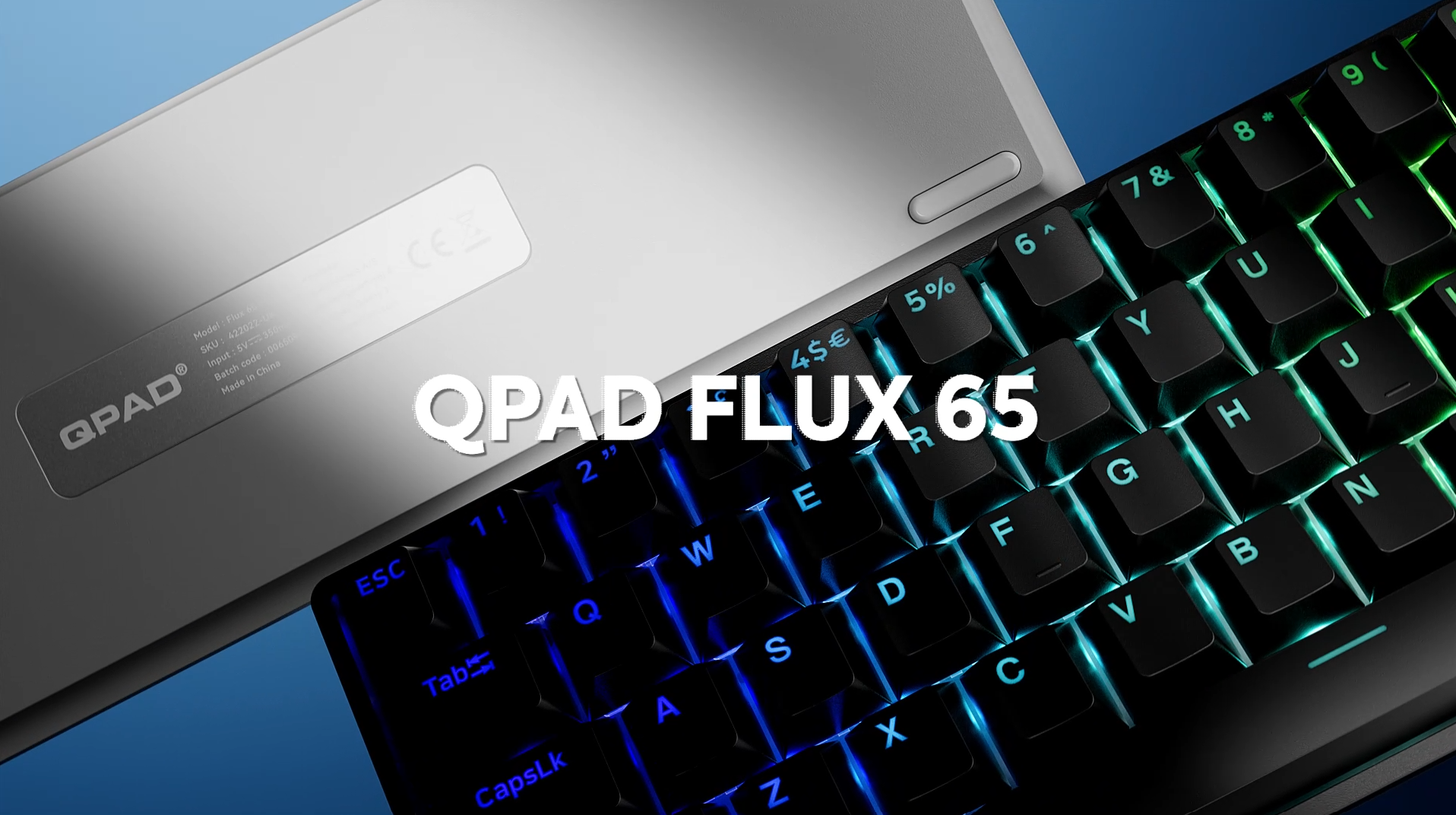 QPAD Flux 65 Gaming Keyboard | Magnetic Switches & RGB